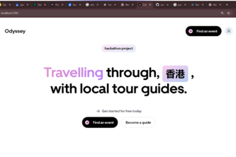 Odyssey: HK Travel App | Devpost