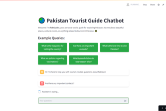 Pakistan Tourist Guide Chatbot | Devpost