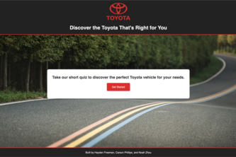 Discover Toyota | Devpost