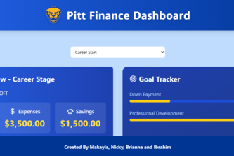 Pitt AI Powered Financial Oversight | Devpost