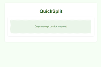 QuickSplit | Devpost