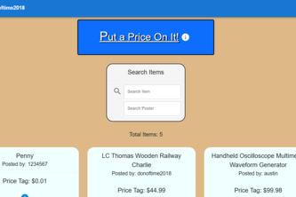 Put a Price On It! | Devpost