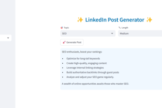 LinkedIn-Posts-Generator | Devpost