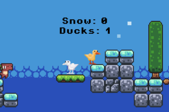 Dino and Duck Game: A Snow Duck Adventure | Devpost