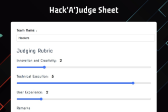 Hack'A'Judge | Devpost