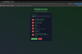 Playlist Curator | Devpost