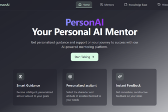 PersonAI - personal mentoring assistant | Devpost