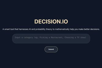 Decision.io | Devpost