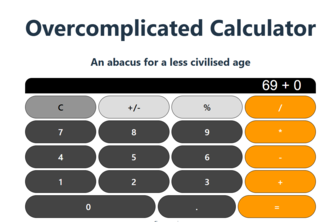 Overcomplicated Calculator | Devpost