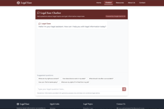 Legal Ease AI - powered by Gemini | Devpost