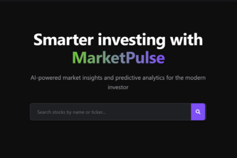 MarketPulse | Devpost