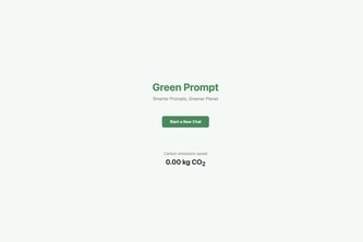 Green Prompt | Devpost