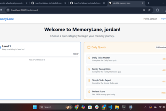 Memory lane | Devpost