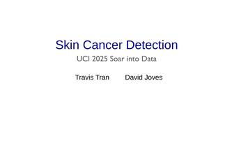 Skin Cancer Detection | Devpost