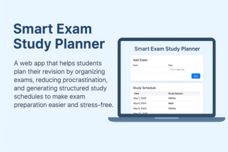 Universal Exam Study Planner | Devpost