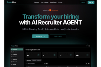 RapidHire AI - AI Agent for Smarter, Fairer Hiring | Devpost