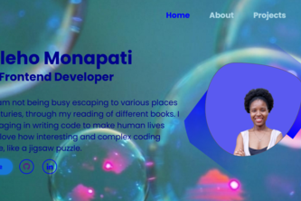Katleho's Portfolio Website | Devpost