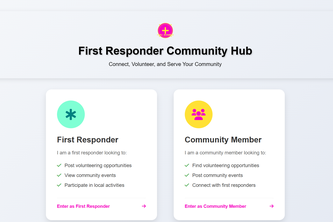 First community | Devpost