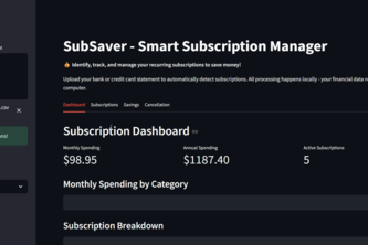 SubSaver | Devpost