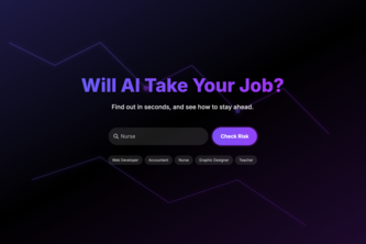 Will AI Replace Me? | Devpost
