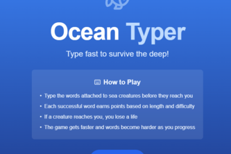 Ocean Typer | Devpost