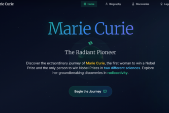 Marie Curie: The Radiant Pioneer | Devpost