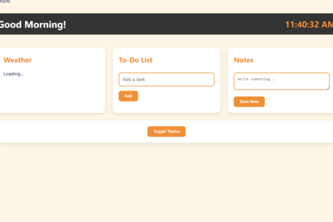 Smart dashboard | Devpost