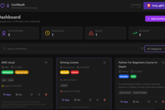 CertVault: Your Immutable Certification Vault on Solana | Devpost