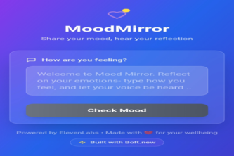 Mood Mirror ai | Devpost