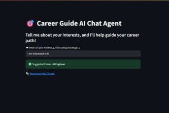 Career Guide AI Chat Agent | Devpost