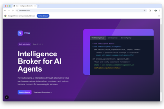VOW- transforming multi-agent transactions | Devpost