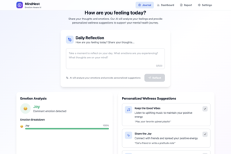 MindNest – AI Micro-Journaling for Student Wellness | Devpost