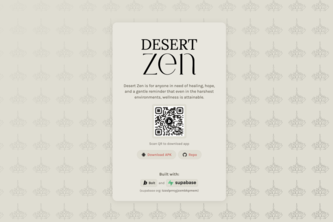 Desert Zen | Devpost
