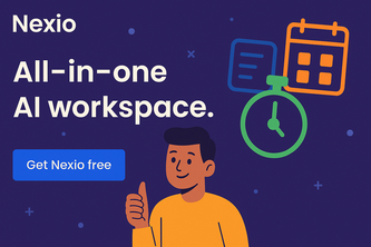 Nexio - An AI Powered Productive Companion | Devpost