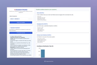 SymptoWise - AI Symptom Checker | Devpost