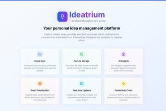 Ideatrium – Brain Dump + Prioritizer | Devpost