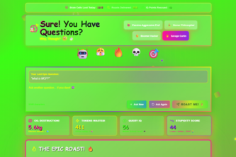 Sure! You Have Questions? Why, though? | Devpost