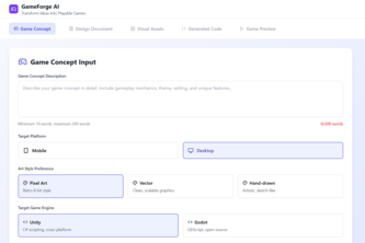 GameForge AI – generate a playable game from a single prompt | Devpost