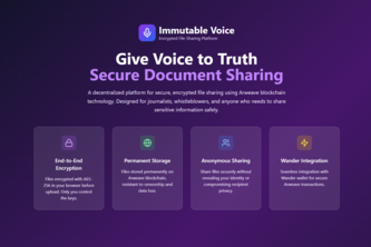 Immutable Voice | Devpost