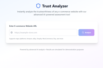 E-Commerce Trust Analyzer | Devpost