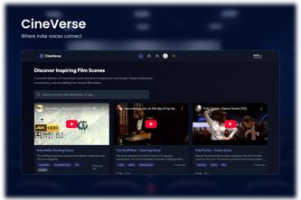 CineVerse - an app for Indie Filmmakers | Devpost