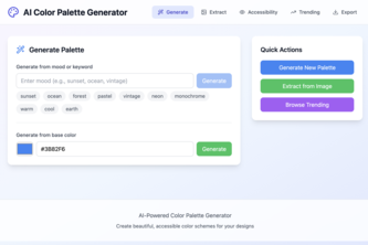 AI-Powered Color Palette Generator | Devpost