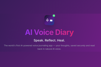 AI Voice Diary App | Devpost