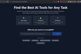 Ai Tools Scout | Devpost
