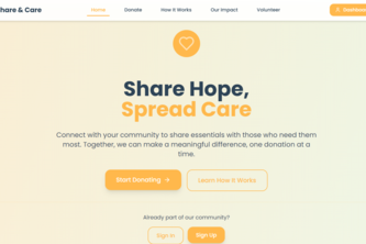 Share and Care | Devpost