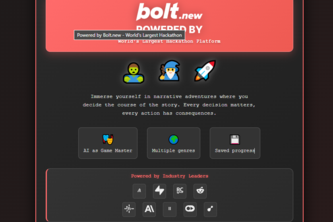 Your AI-powered portal to infinite worlds of adventure | Devpost