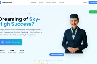 CabinReady - AI Interview Coach for Flight Attendants | Devpost