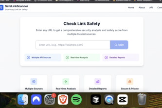 SafeLinkScanner - URL Security Analysis Tool | Devpost