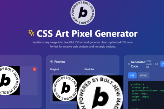 CSS Art Pixel Generator | Devpost