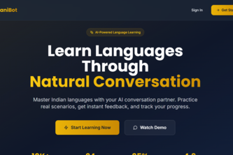 VaniBot : AI-powered language learning tool | Devpost